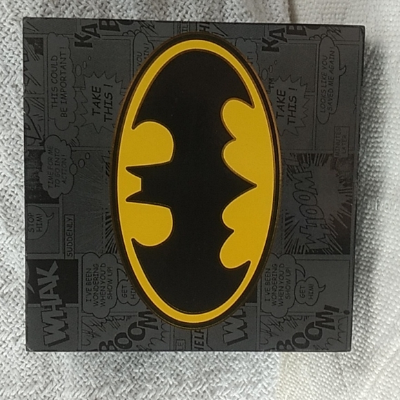 Batman | Other | Batman Wooden Sign Black Yellow 6 X 6 Inches Dc Comics ...